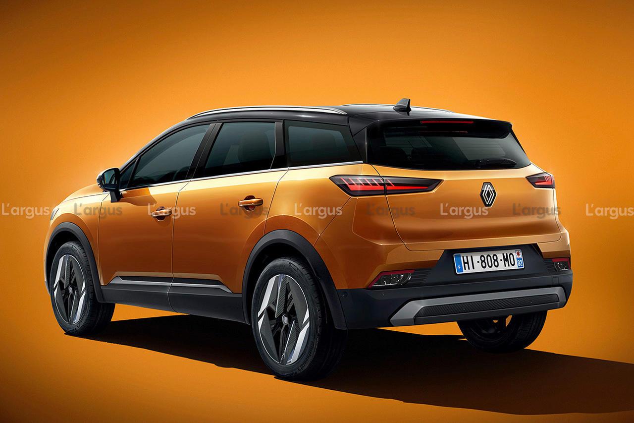 Photo 13 - Comme son concurrent Citroën, le Captur long aura une poupe ...