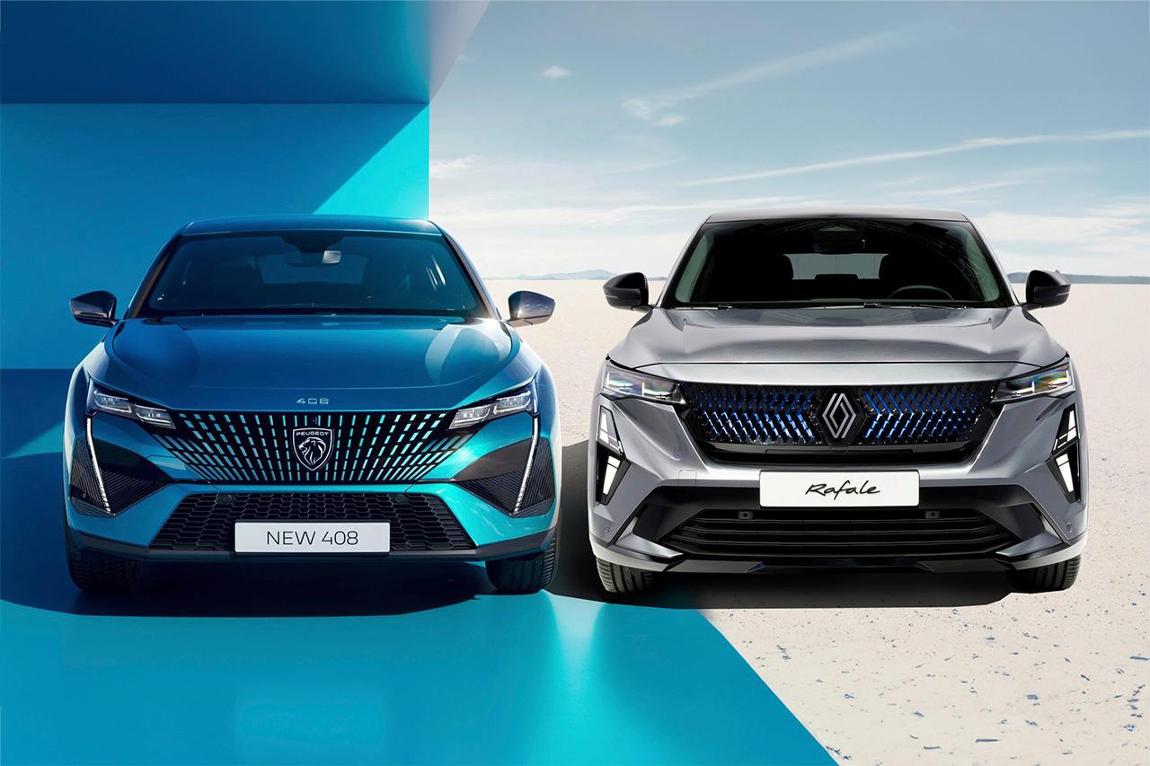 Renault Rafale vs Peugeot 408 : premier match des crossover-coupés