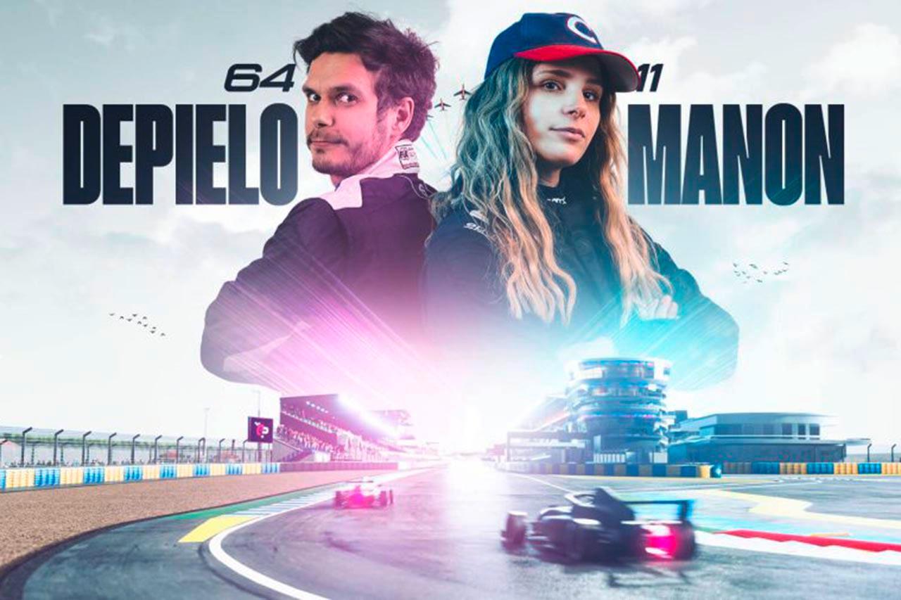 Photo 22 - Depielo, vidéaste et commentateur sportif, et Manon Lanza ...