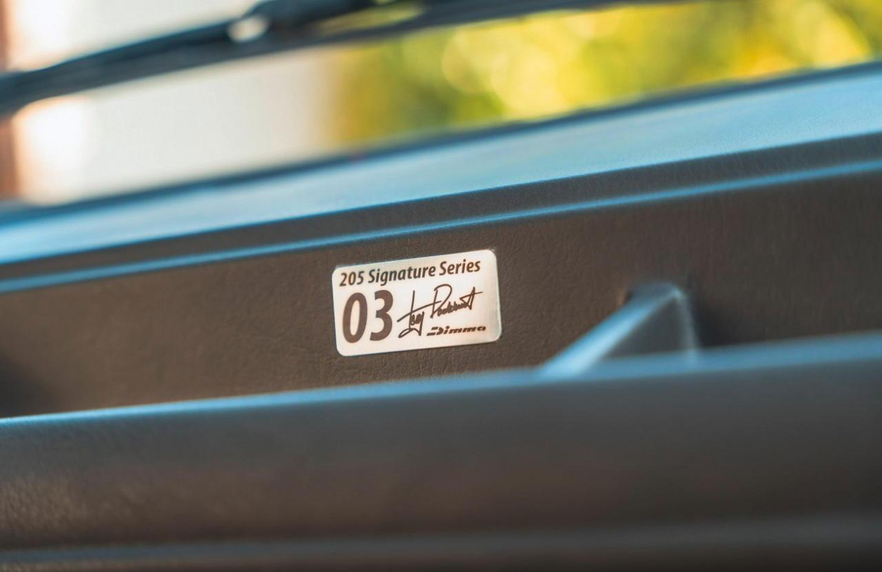 Diaporama et photos - Une rare Peugeot 205 GTI Dimma à vendre aux ...