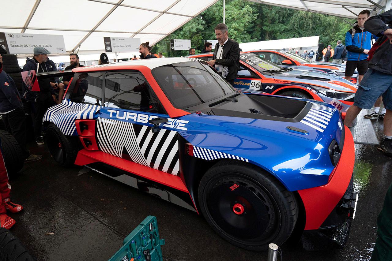 Photo 24 - La Renault R5 Turbo 3E s'est offert une nouvelle livrée pour le FoS de Goodwood 2023 ...