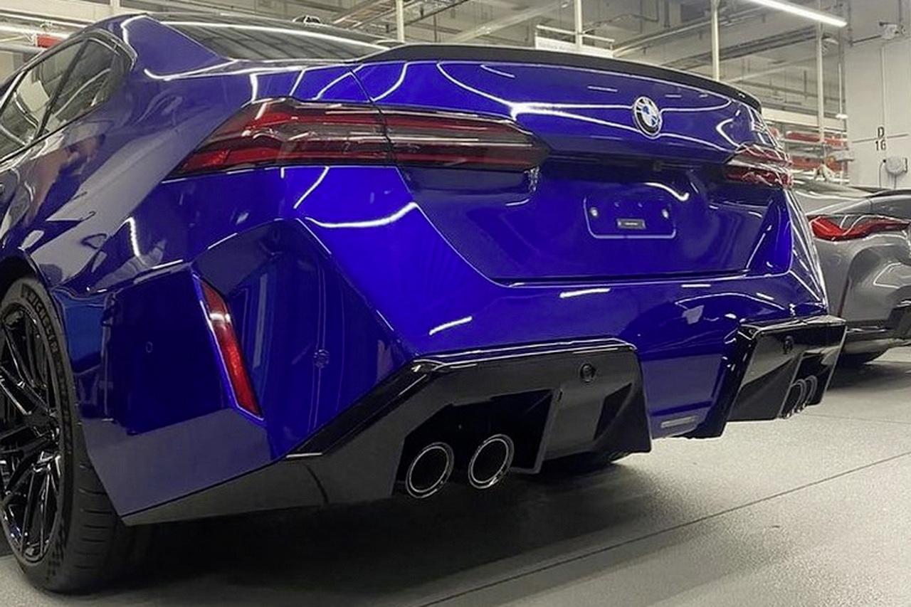 BMW M5 (2024). Une nouvelle photo nous révèle la future sportive hybride rechargeable
