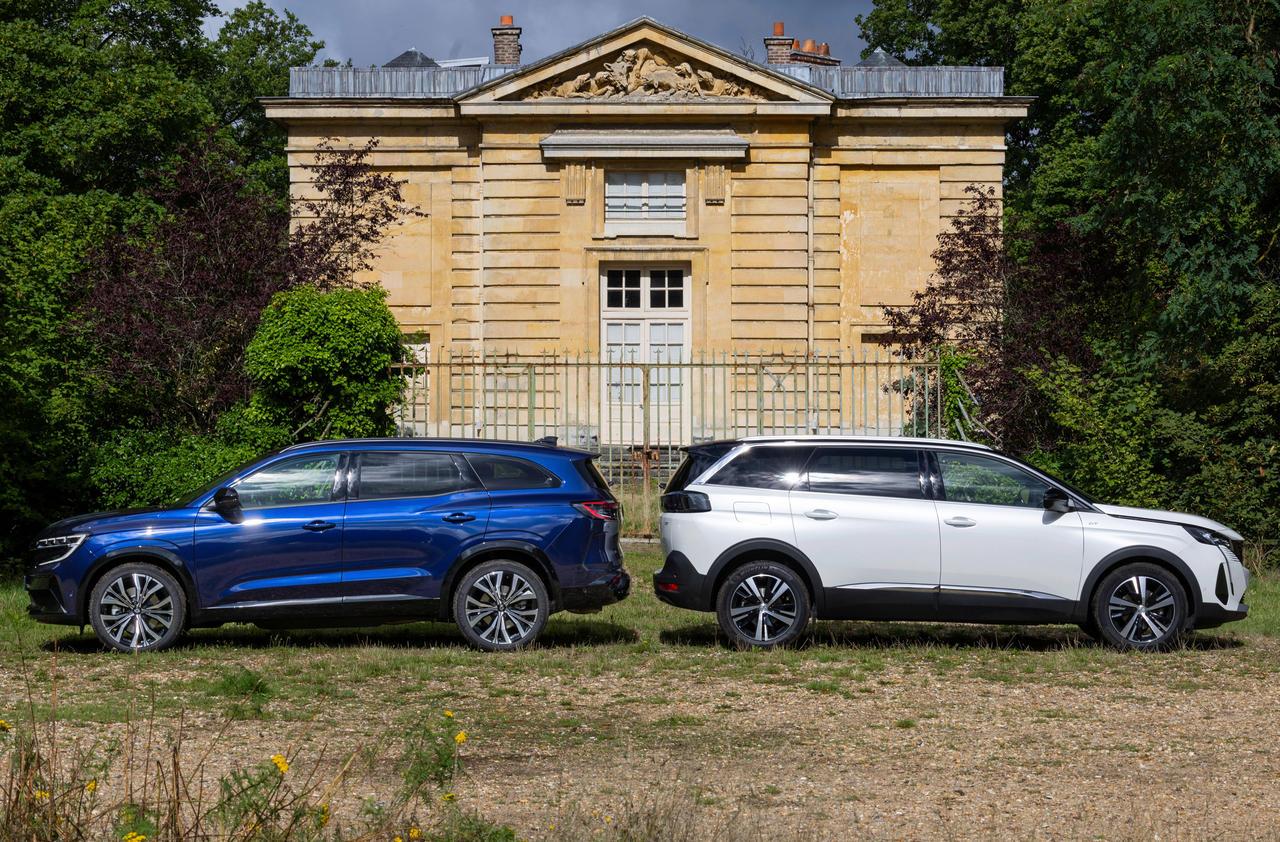 Photo 3 - match renault espace 6 vs peugeot 5008 - Essai comparatif : le Renault Espace E-Tech ...