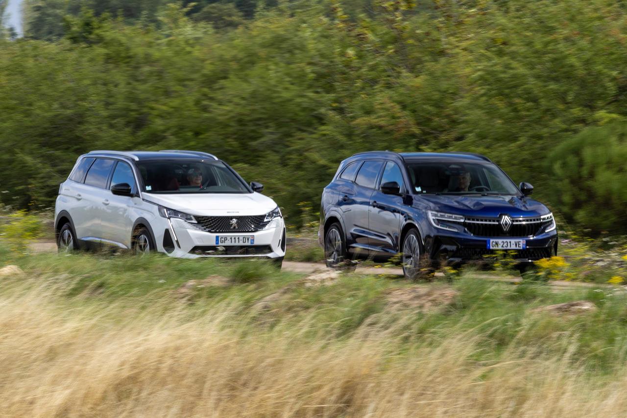Photo 2 - match renault espace 6 vs peugeot 5008 - Essai comparatif : le Renault Espace E-Tech ...
