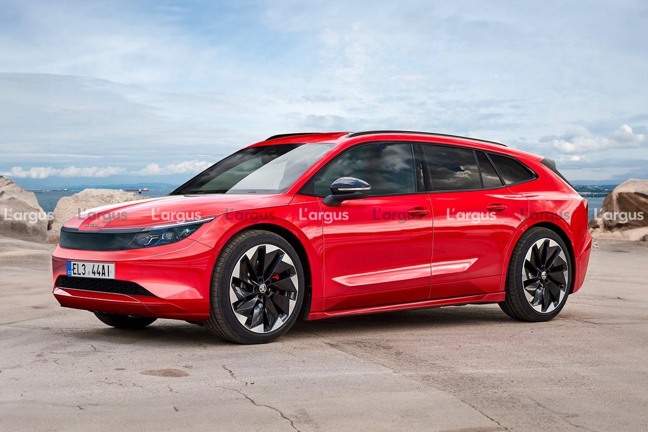 Skoda Combi (2026). 700 km d’autonomie pour le break électrique