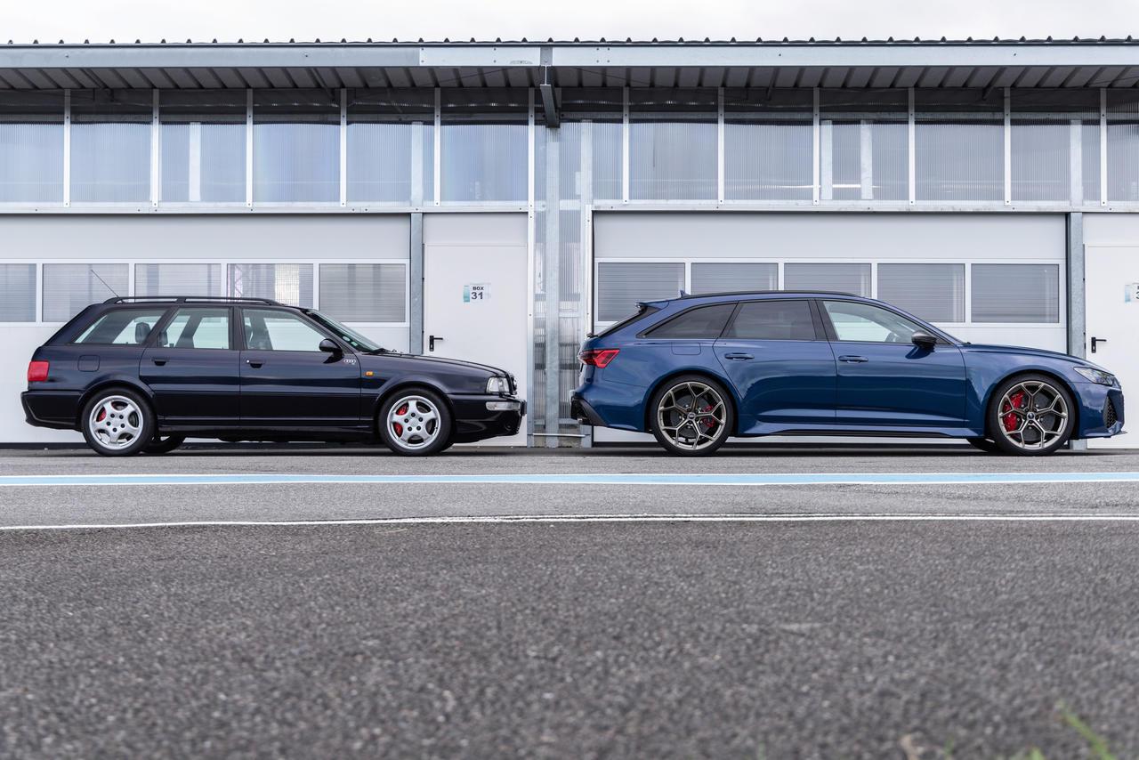 Essai. L’Audi RS2 de 1995 rencontre la RS6 Performance 2023