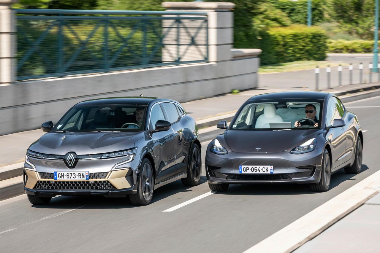 Diaporama et photos - Essai comparatif. La Tesla Model 3 défie la ...