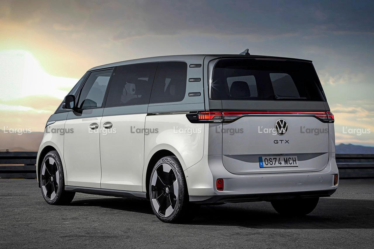 Diaporama et photos - Volkswagen ID.Buzz GTX (2024). Premières illustrations du van électrique ...