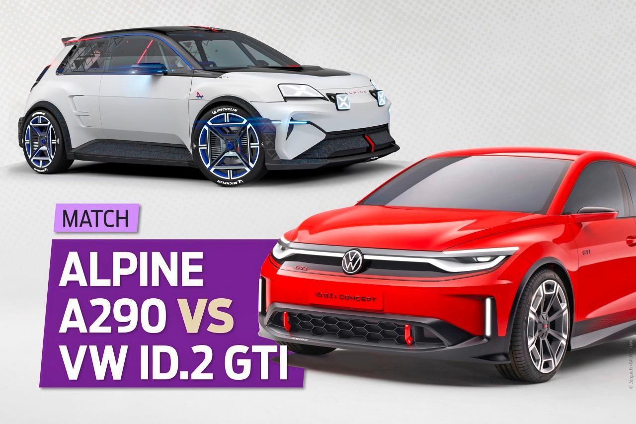 Diaporama et photos - Alpine A290 vs Volkswagen ID.2 GTI. De l ...