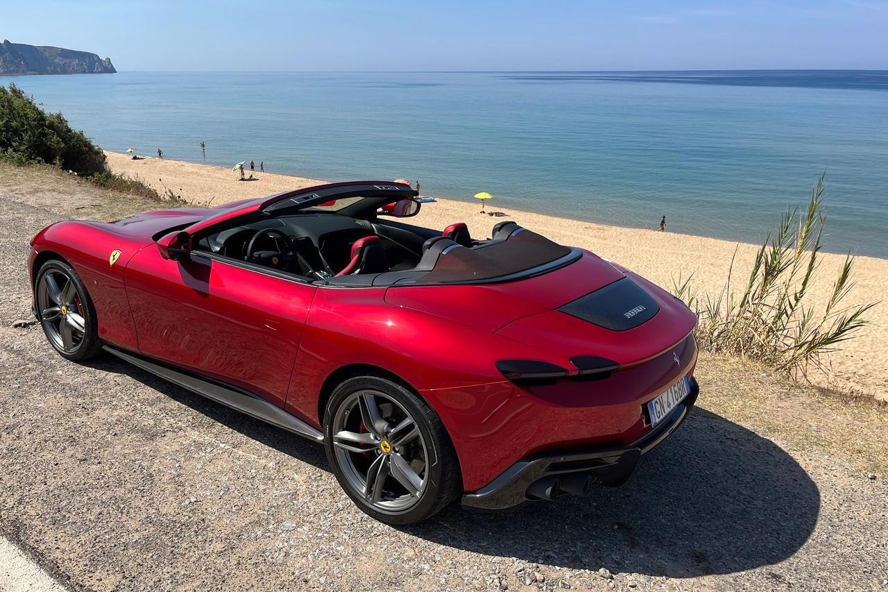 Photo 2 - Essai Ferrari Roma Spider (2023) : apothéose esthétique