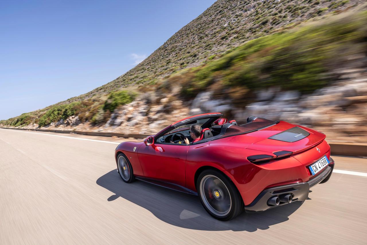 Photo 6 - Essai Ferrari Roma Spider (2023) : apothéose esthétique