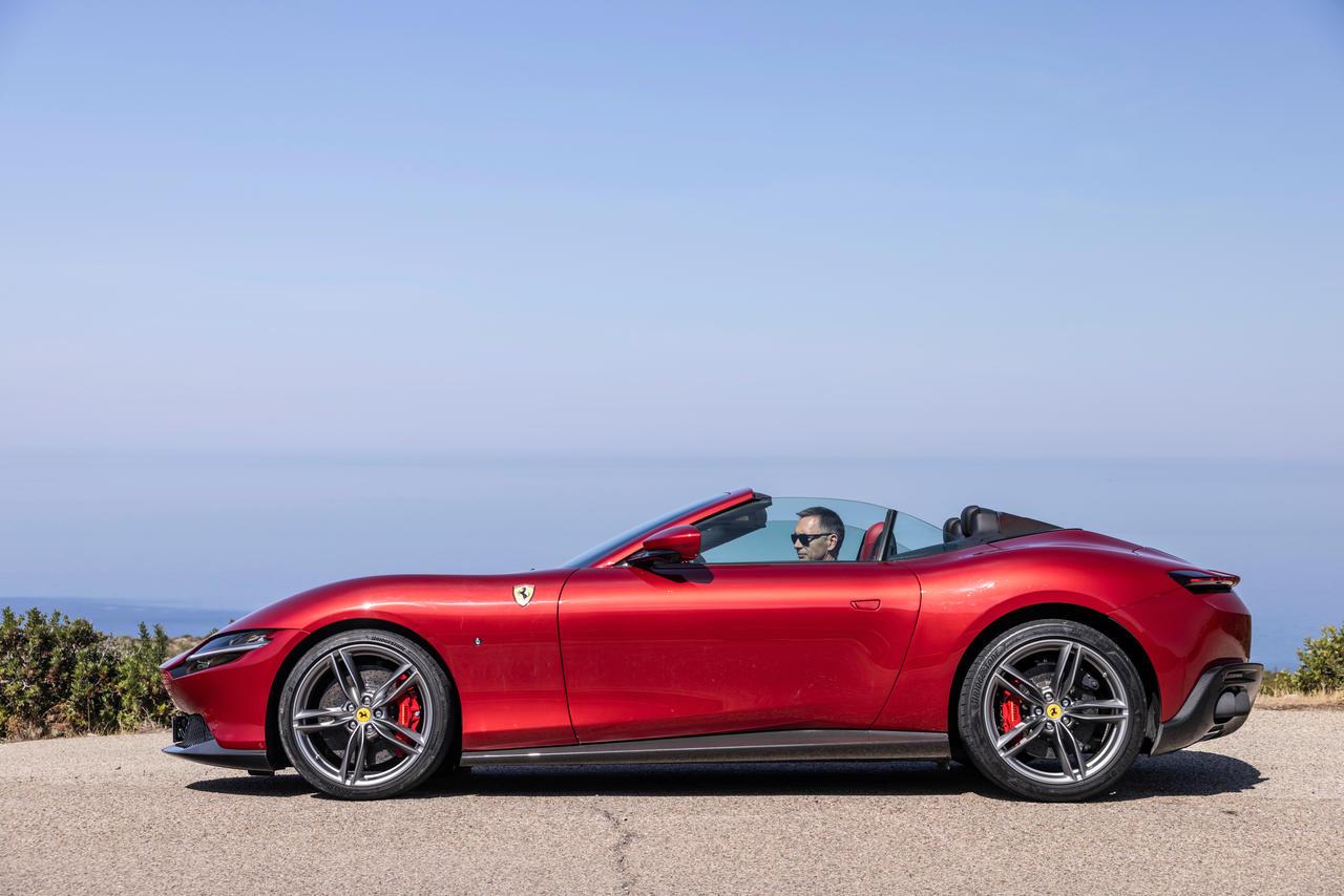 Photo 10 - Essai Ferrari Roma Spider (2023) : apothéose esthétique