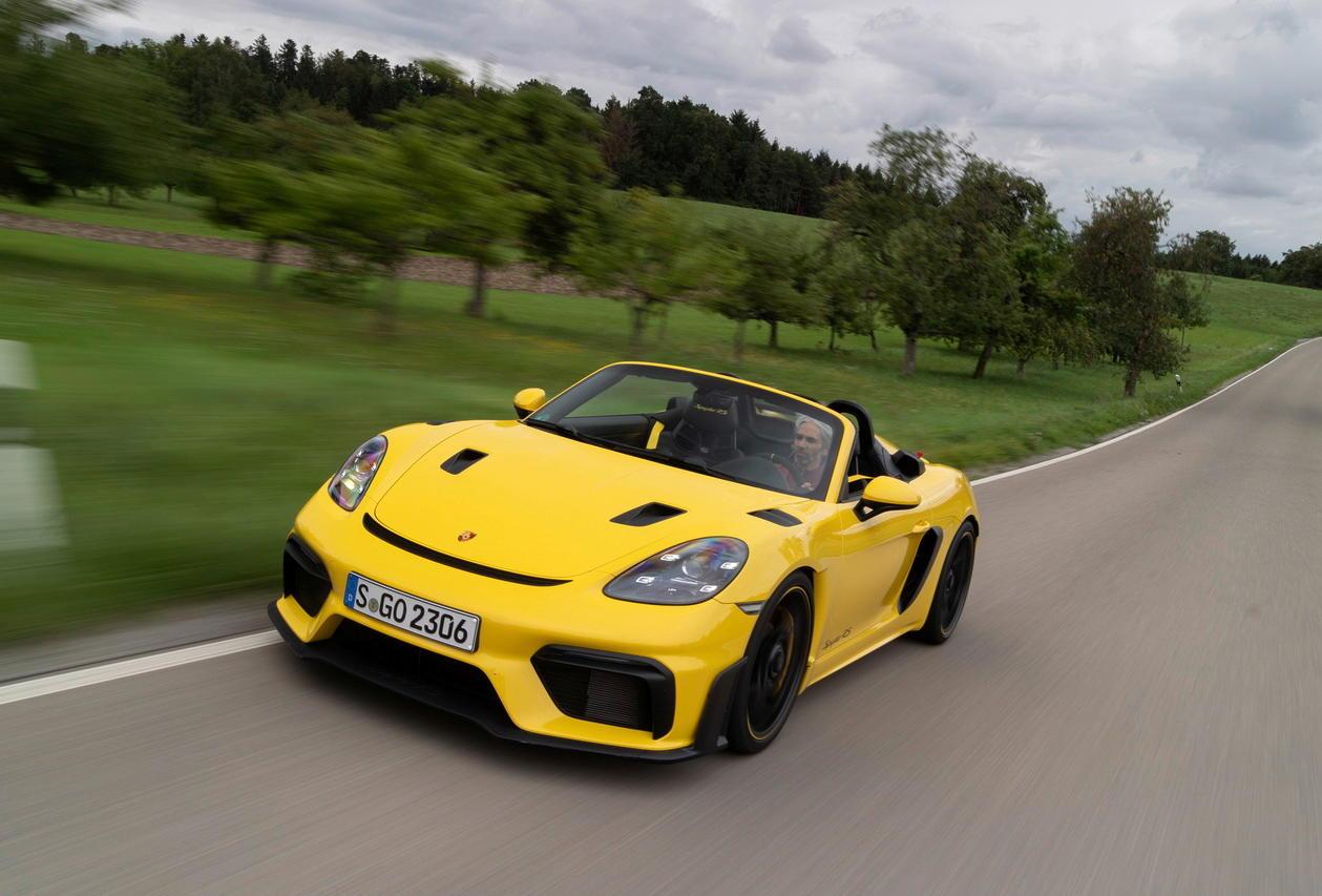 Diaporama et photos - Essai Porsche 718 Spyder RS (2023) : le Boxster ...