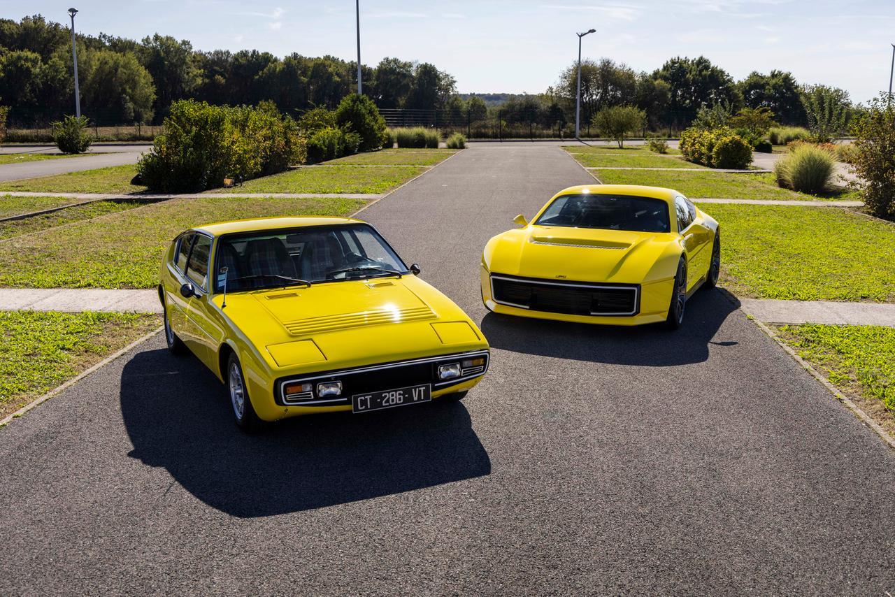 Essai Hommage 550. On a conduit la descendante de la Matra Bagheera