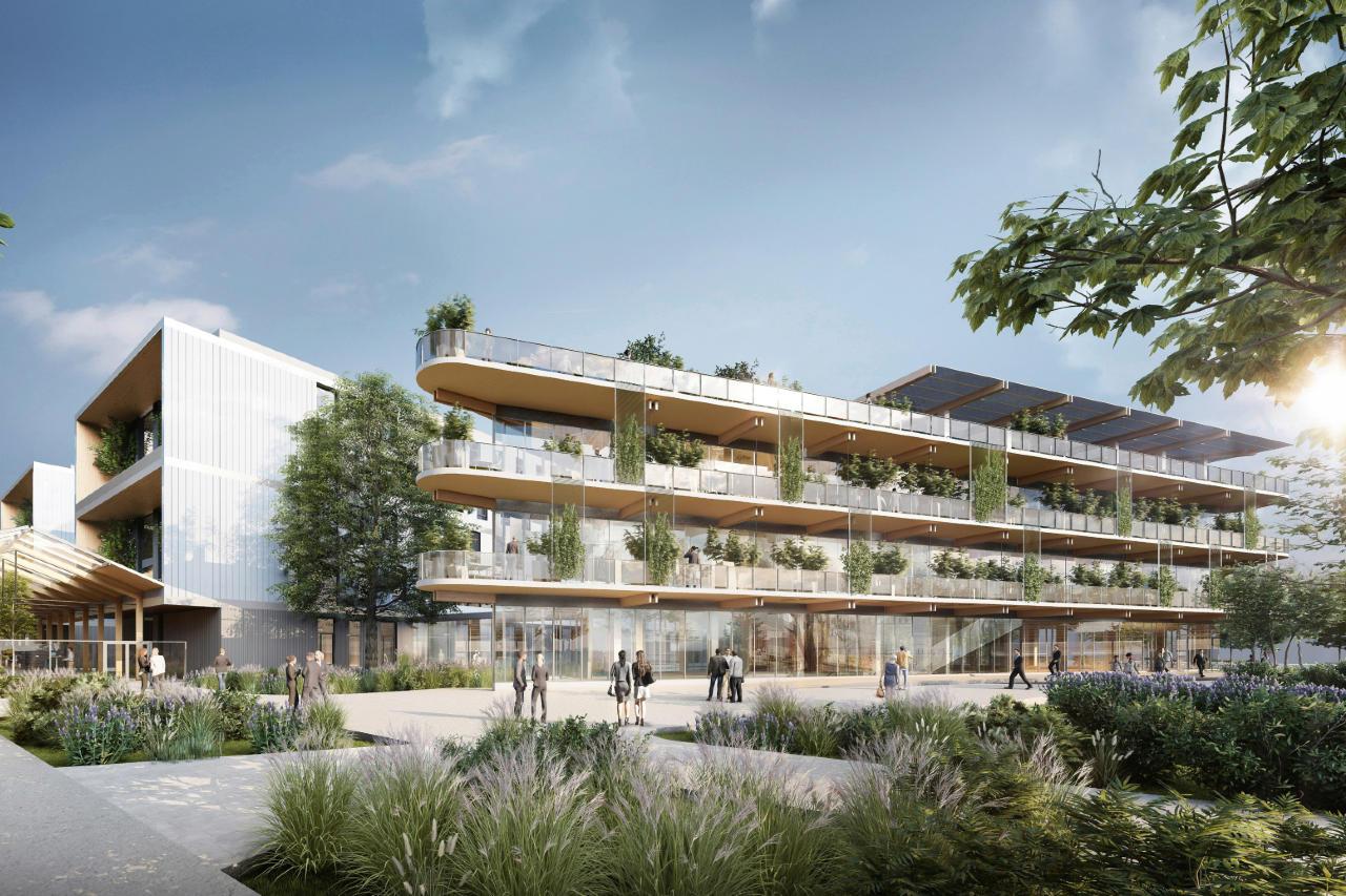 Photo 5 - campus vert stellantis poissy - « Campus vert » de Poissy. La ...