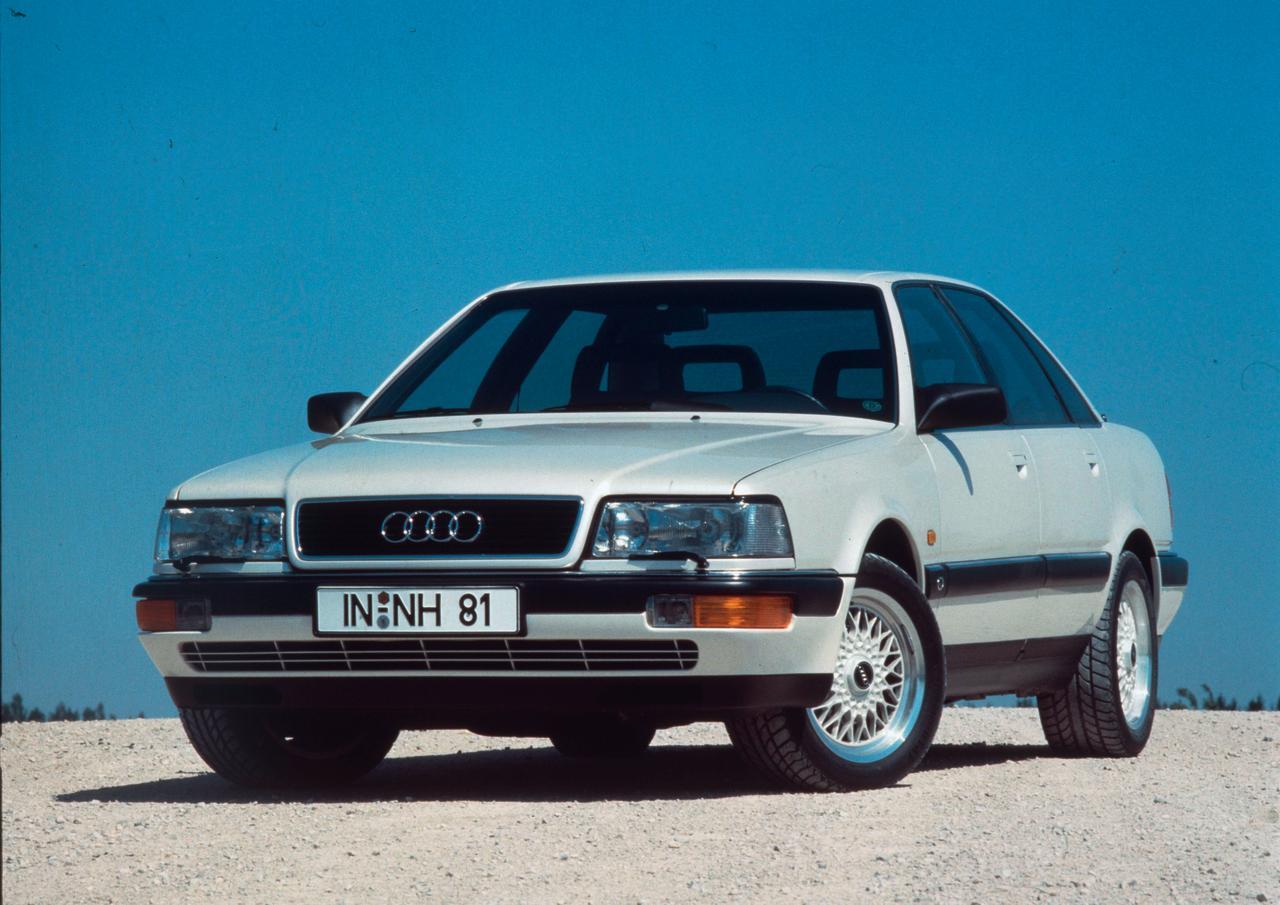 Photo 3 - Audi V8 blanche - Les plus gros échecs commerciaux des ...