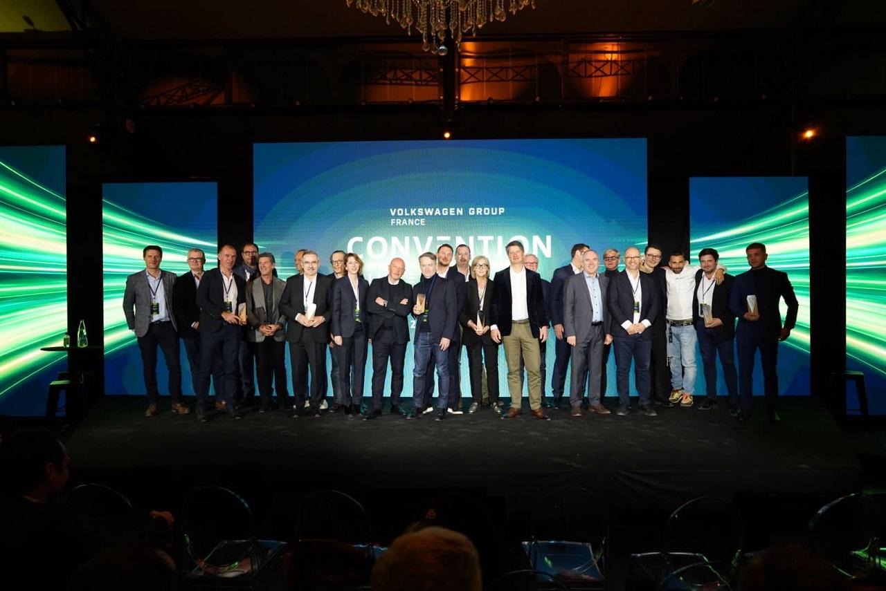 Volkswagen Group France récompense dix groupes de distribution lors de sa convention