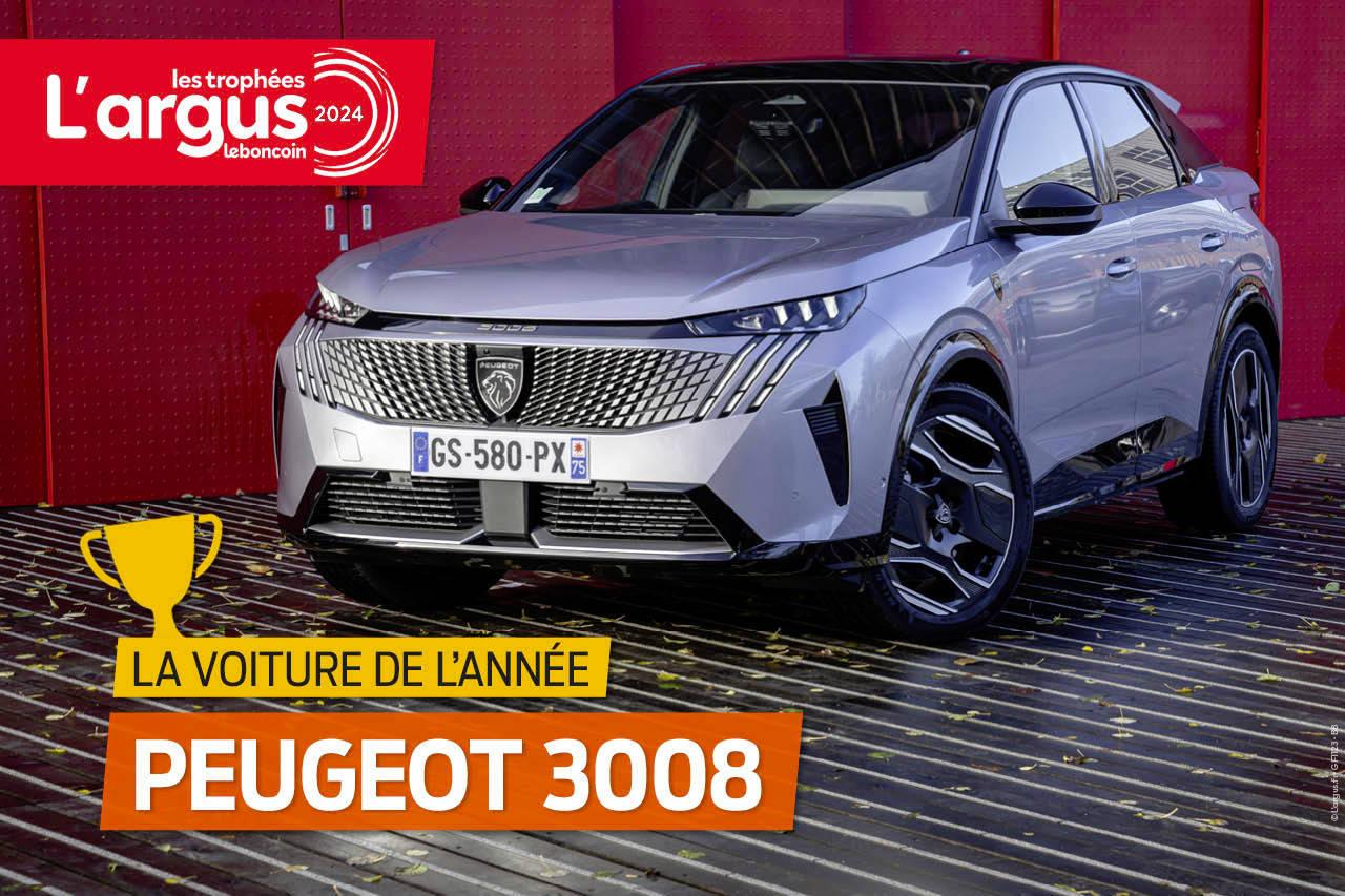 Le Peugeot 3008 décroche le titre de Voiture de l’année 2024 aux Trophées de L’argus