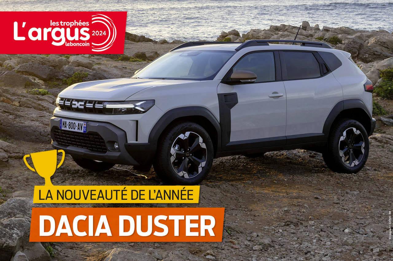 Le Dacia Duster élu Nouveauté de l’année aux Trophées de L’argus 2024