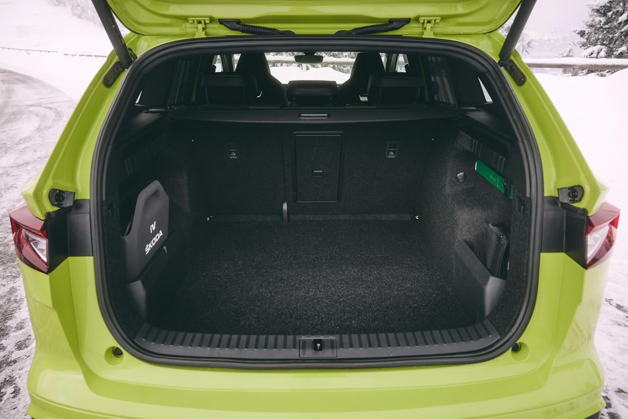 Photo 19 - Coffre Skoda Enyaq 85x 2024 - Essai Skoda Enyaq (2024). Évolutions en douceur