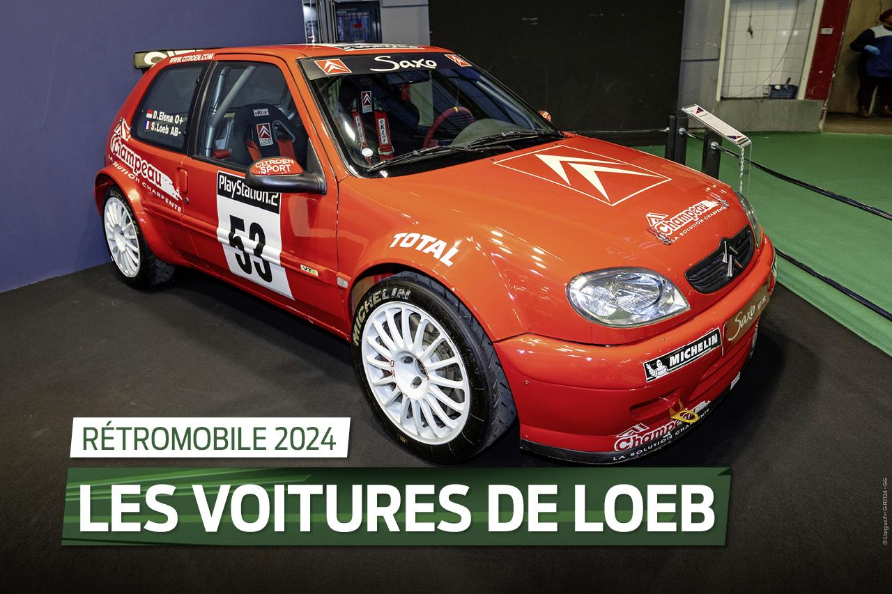 Rétromobile 2024. Cinq voitures de course emblématiques de Sébastien Loeb