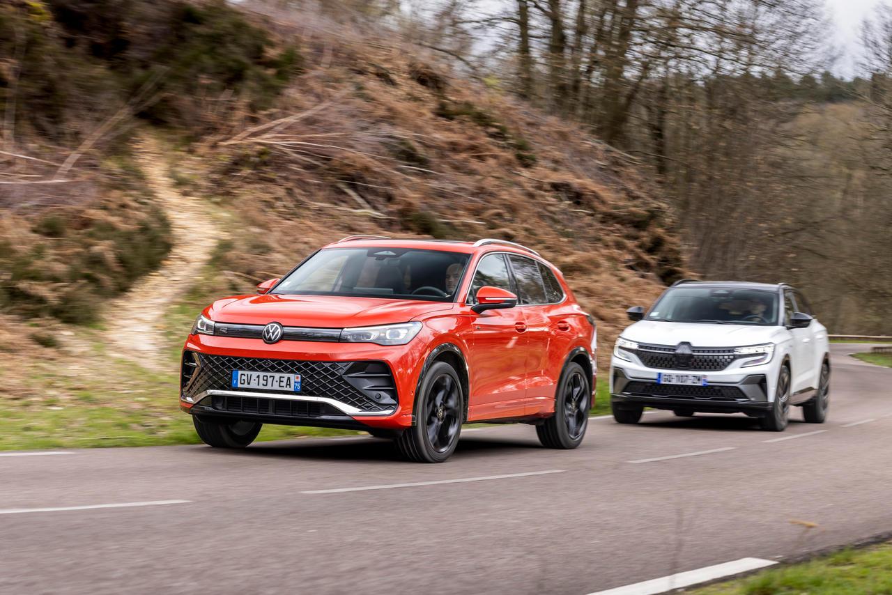 Essai comparatif : le Volkswagen Tiguan défie le Renault Austral
