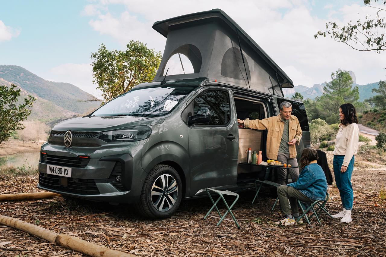 Citroën Holidays (2024). Le SpaceTourer restylé en mode van aménagé