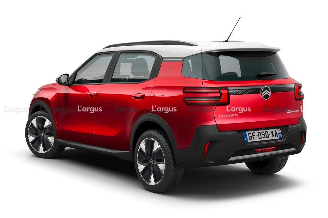 Photo - Citroen C3 aircross 2024 rouge photomontage - Nouveautés auto ...
