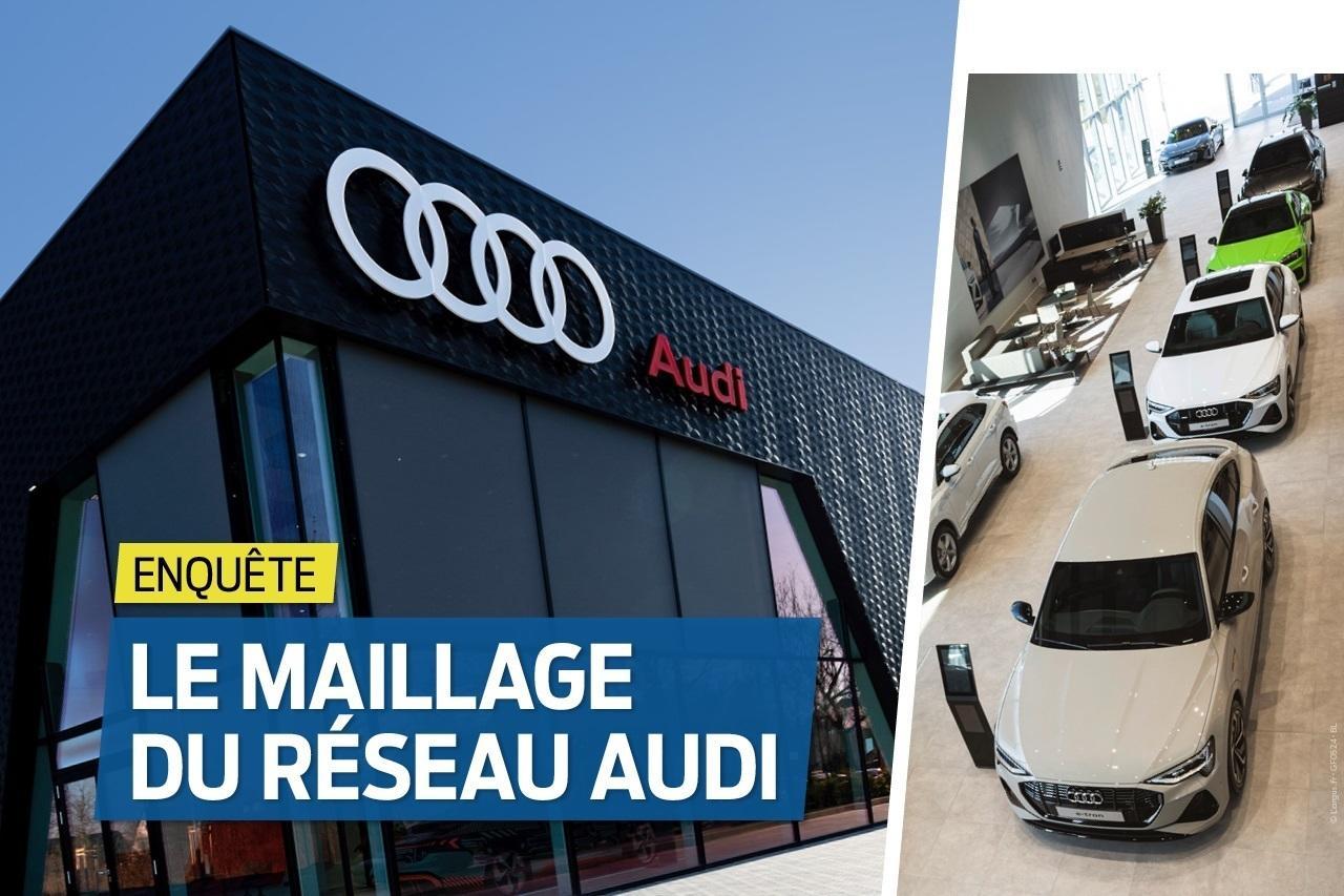 Les chiffres du réseau de distribution de la marque Audi en France en 2024