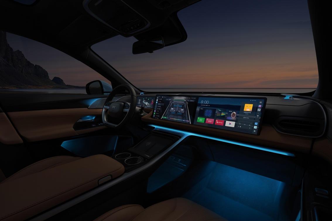 Photo 14 - Xpeng G9 éclairage d'ambiance - Xpeng G9 (2024). Le grand SUV électrique chinois ...