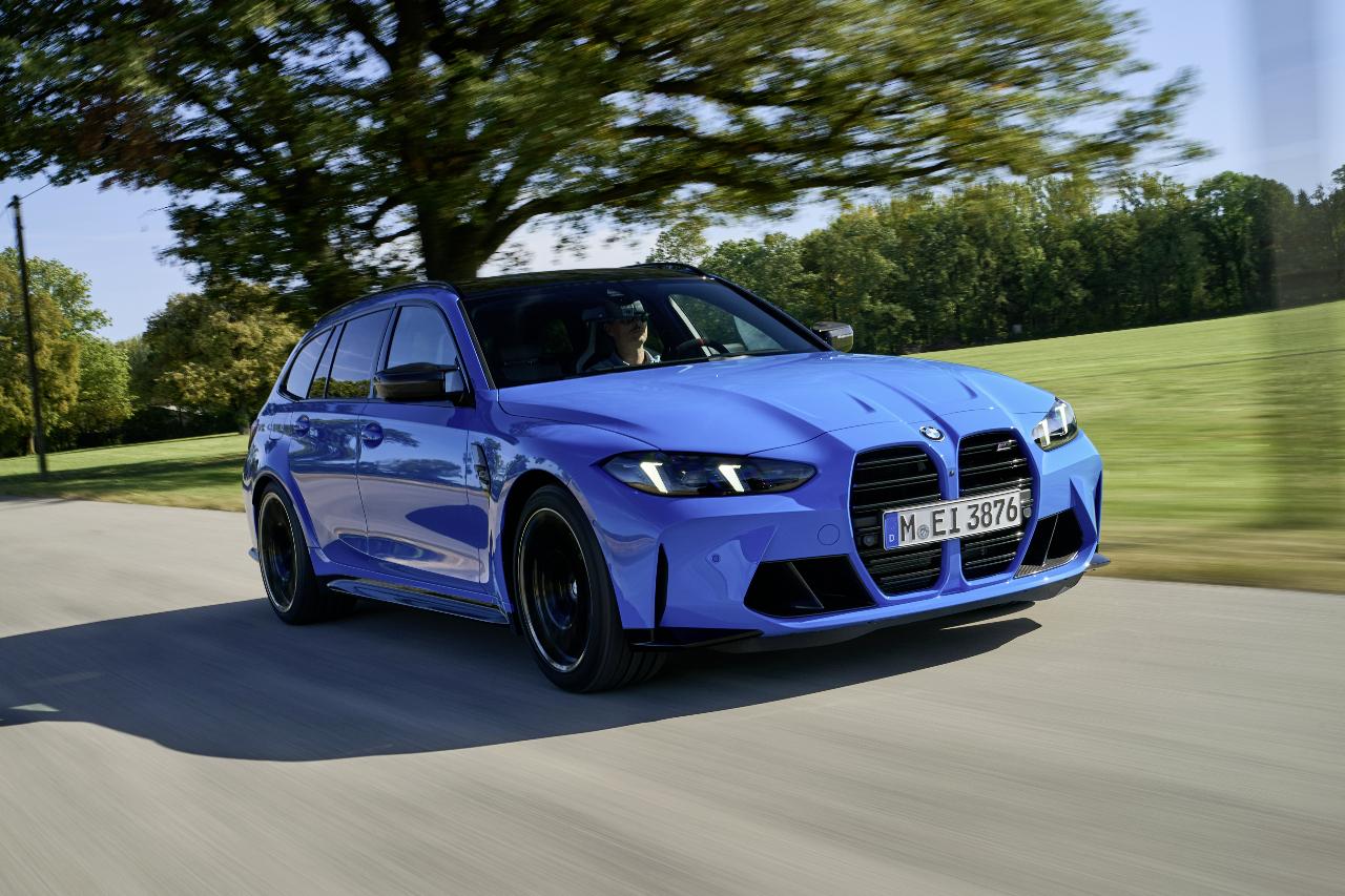 Photo 4 - Le break Touring expédie le 0 à 100 km/h en 3,6 s. - BMW M3 Compétition M xDrive (2024 ...