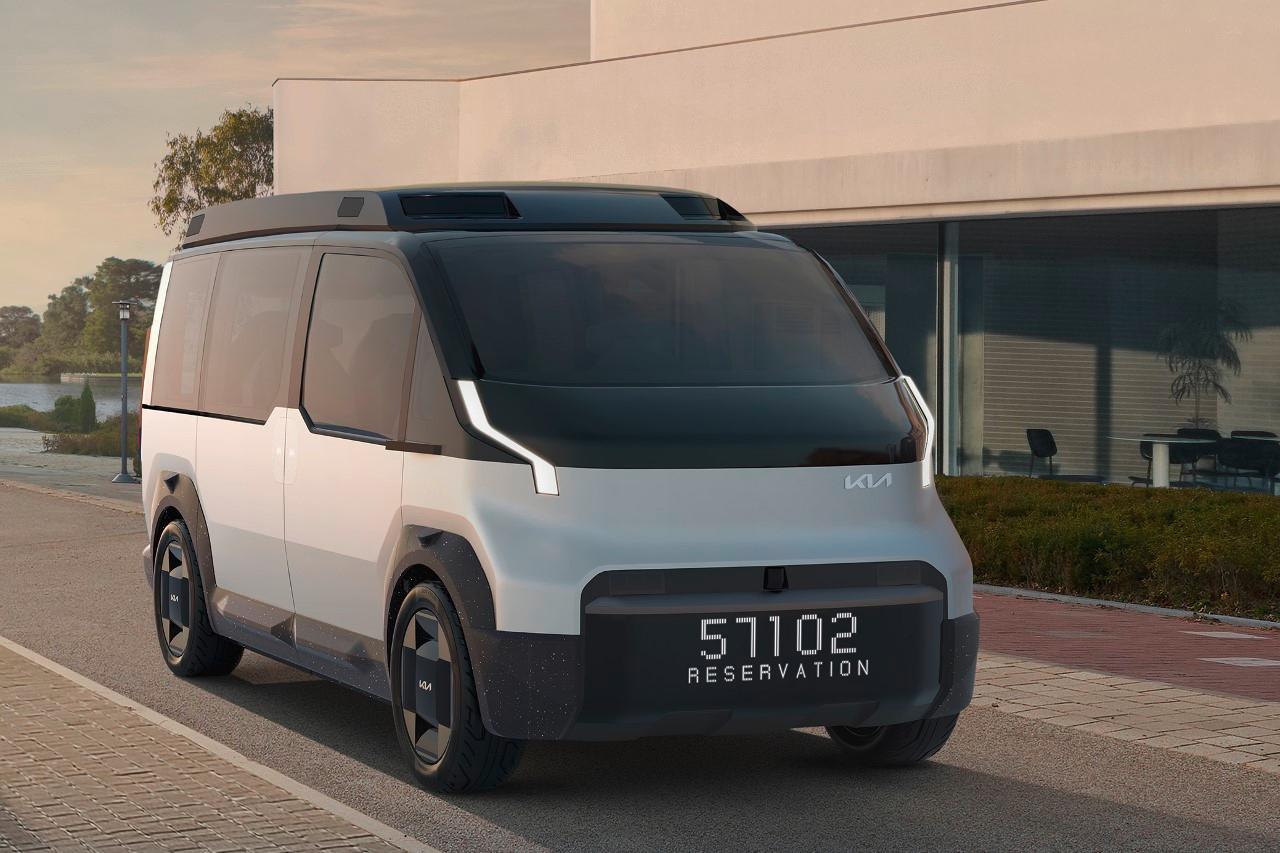 Photo 3 - Le PV5 sera le premier PBV Kia commercialisé, en 2025. - Kia PBV (2025). Trois ...