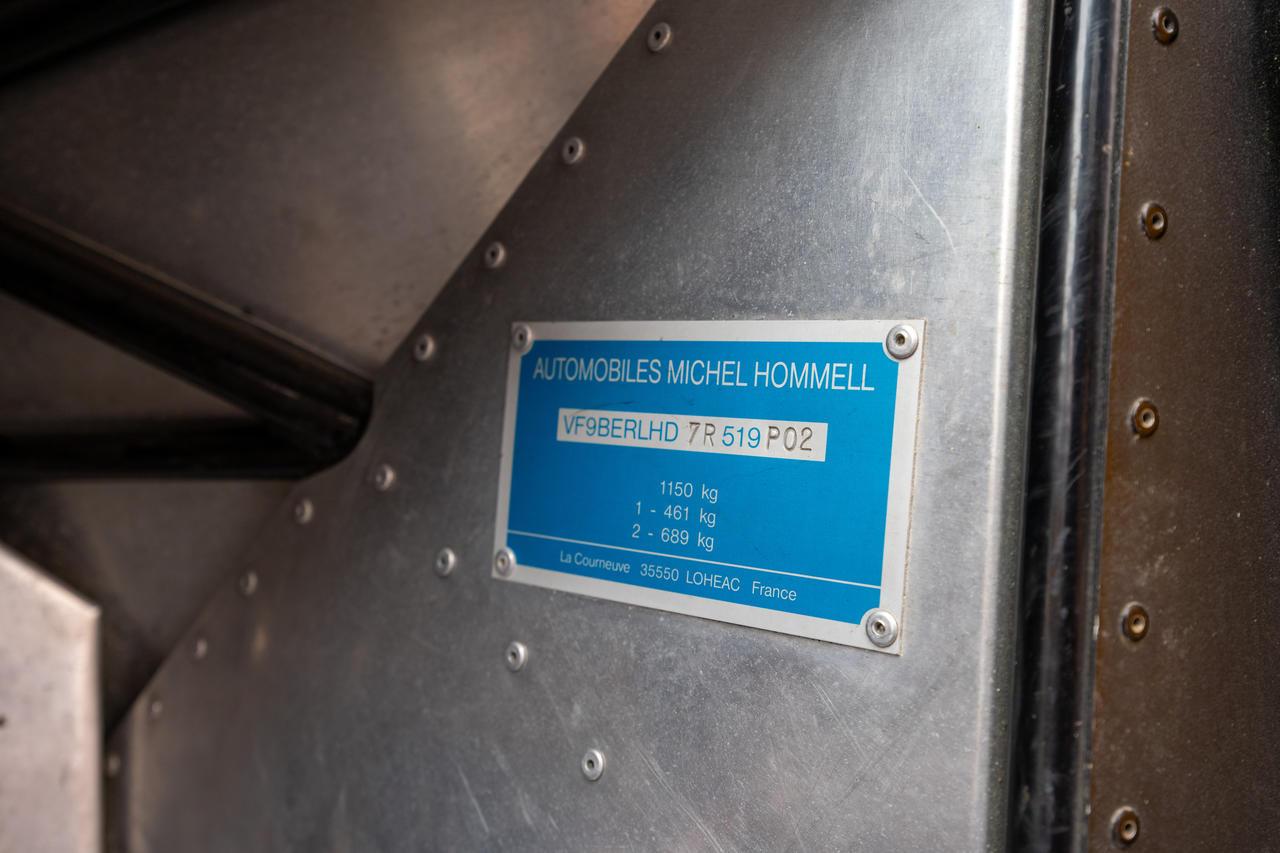 Photo 23 - numéro chassis Hommell Berlinette - Hommell Berlinette. La ...