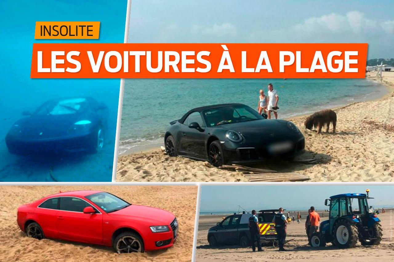 Voitures à la plage : ces situations où elles s'enlisent... ou boivent la tasse