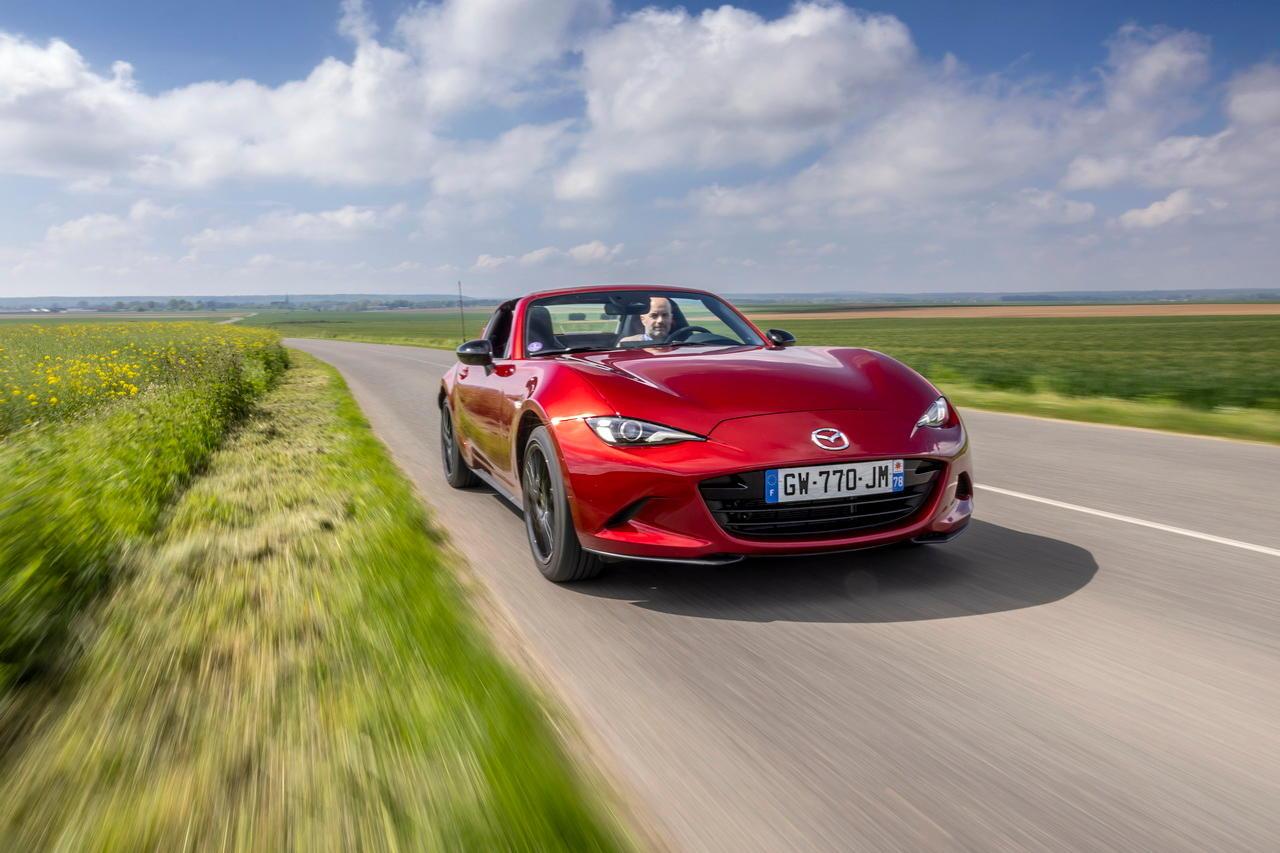 Nouveau Mazda MX-5 (2024). Prix, gamme et équipements du roadster restylé