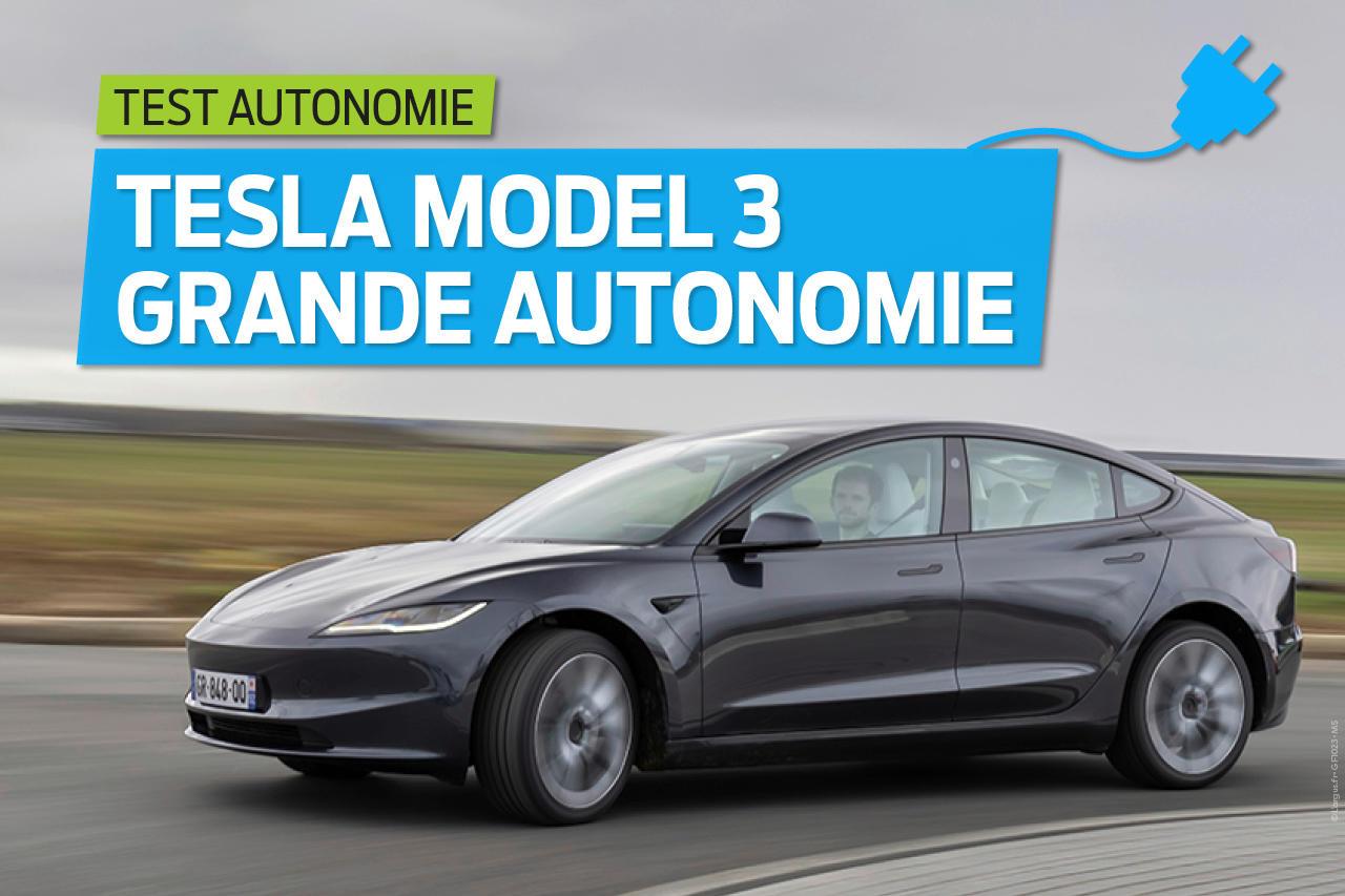Essai Tesla Model 3 Grande Autonomie (2024). Combien puis-je parcourir ...