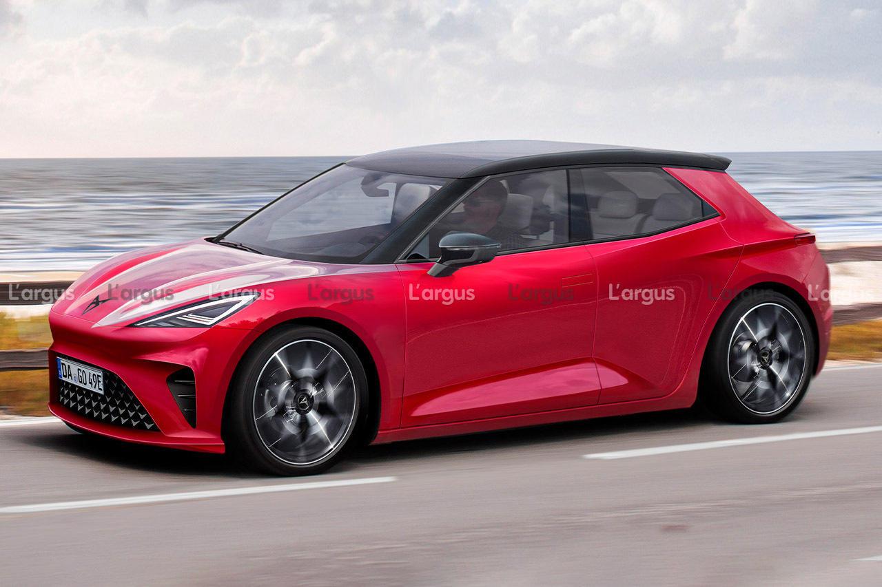 Cupra Raval (2026). Nouvelles photos et premier dessin de la future ...