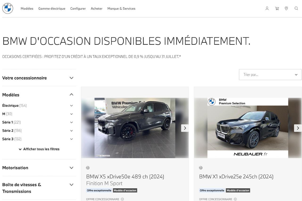 Photo 2 - site web occasion bmw - Voitures d’occasion. Les stocks sur ...