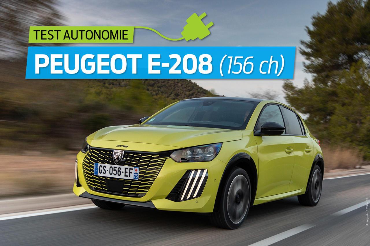 Essai Peugeot 208 électrique (2024). On a testé sa véritable autonomie