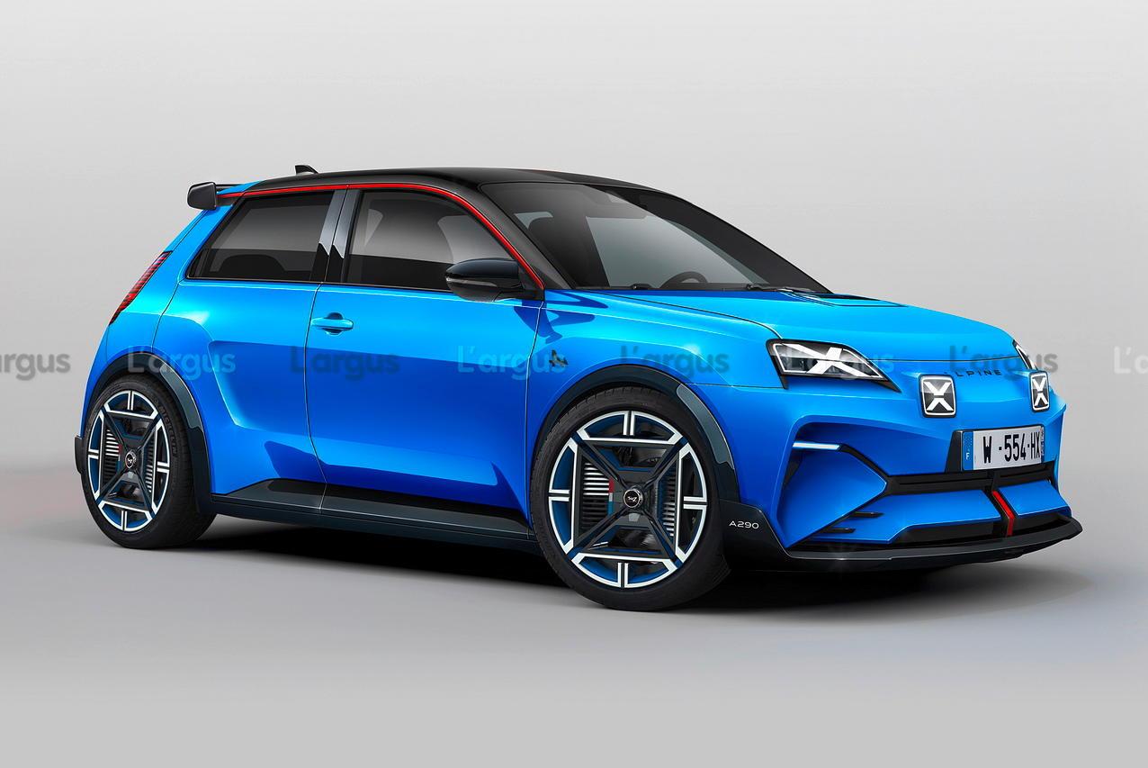 Photo 4 - alpine A290 2024 illustration avant - Scoop Alpine A290 (2024 ...