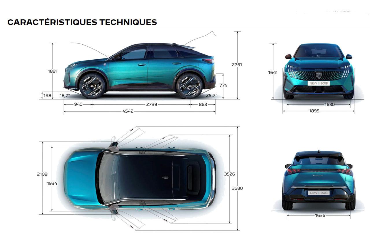 Photo 15 - Les dimensions du nouveau Peugeot 3008 - Prix Peugeot 3008 ...