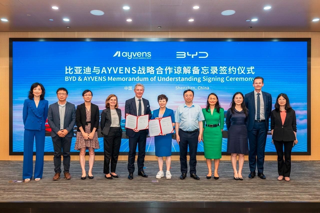 Ayvens signe un partenariat avec BYD pour fournir des véhicules ...