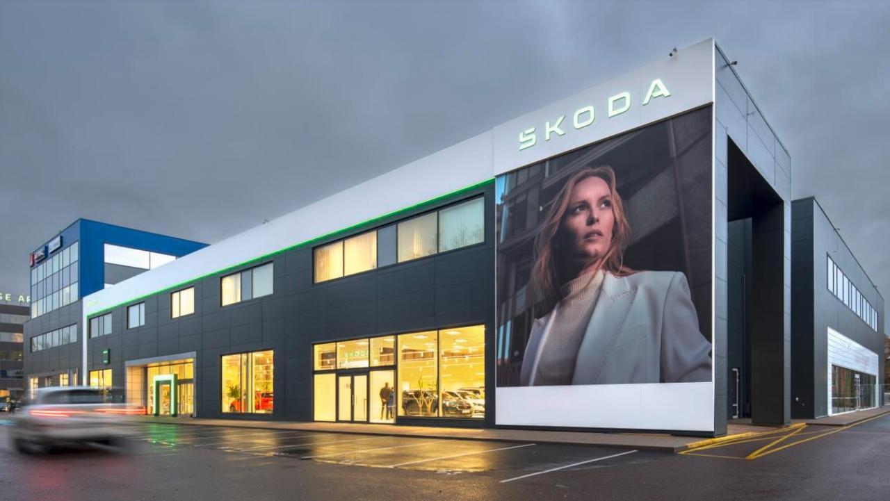 Photo 5 - concession skoda nouvelle identite visuelle nouveau logo ...