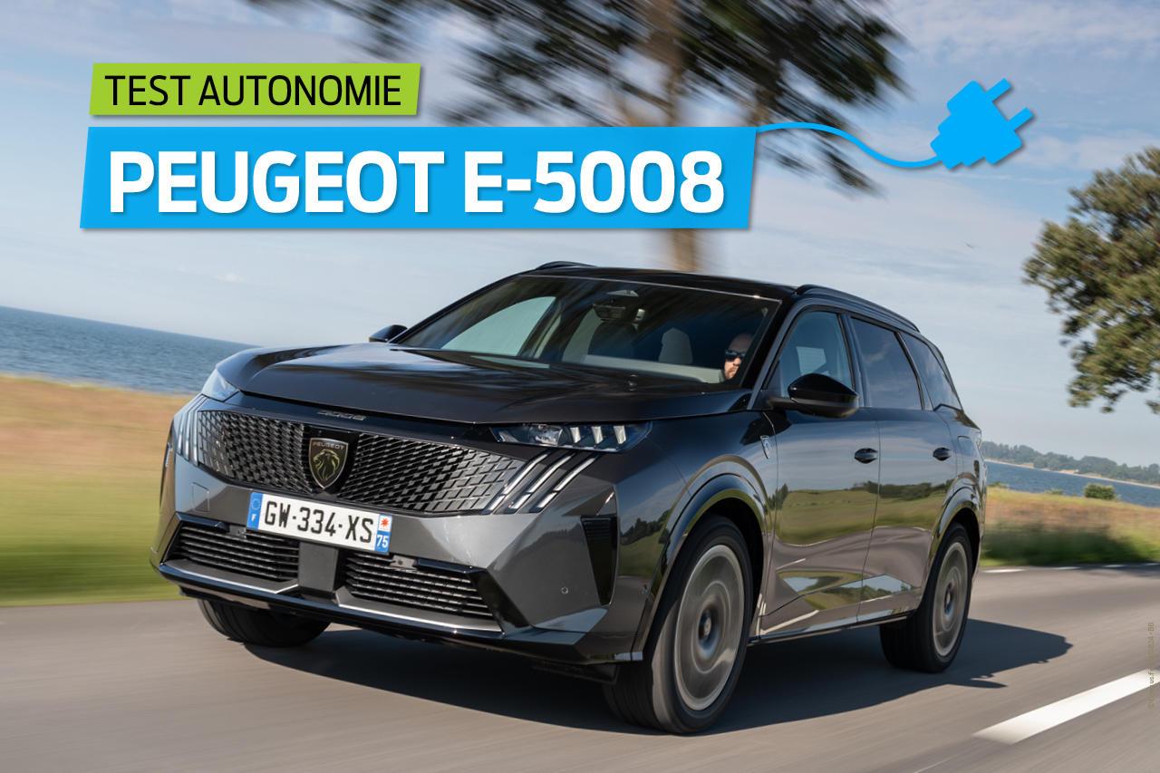 Essai Peugeot e-5008 (2024) : quelle est sa véritable autonomie