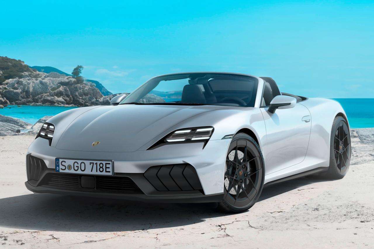 Porsche 718 (2025). Premières illustrations des Boxster et Cayman électriques