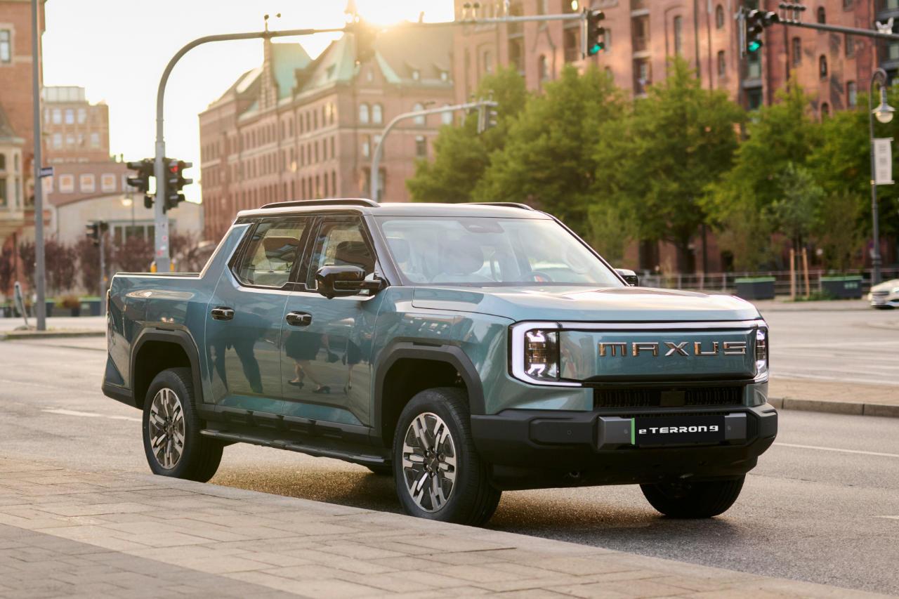Maxus eTerron 9 (2024). Les prix et les caractéristiques du 1er pick-up ...