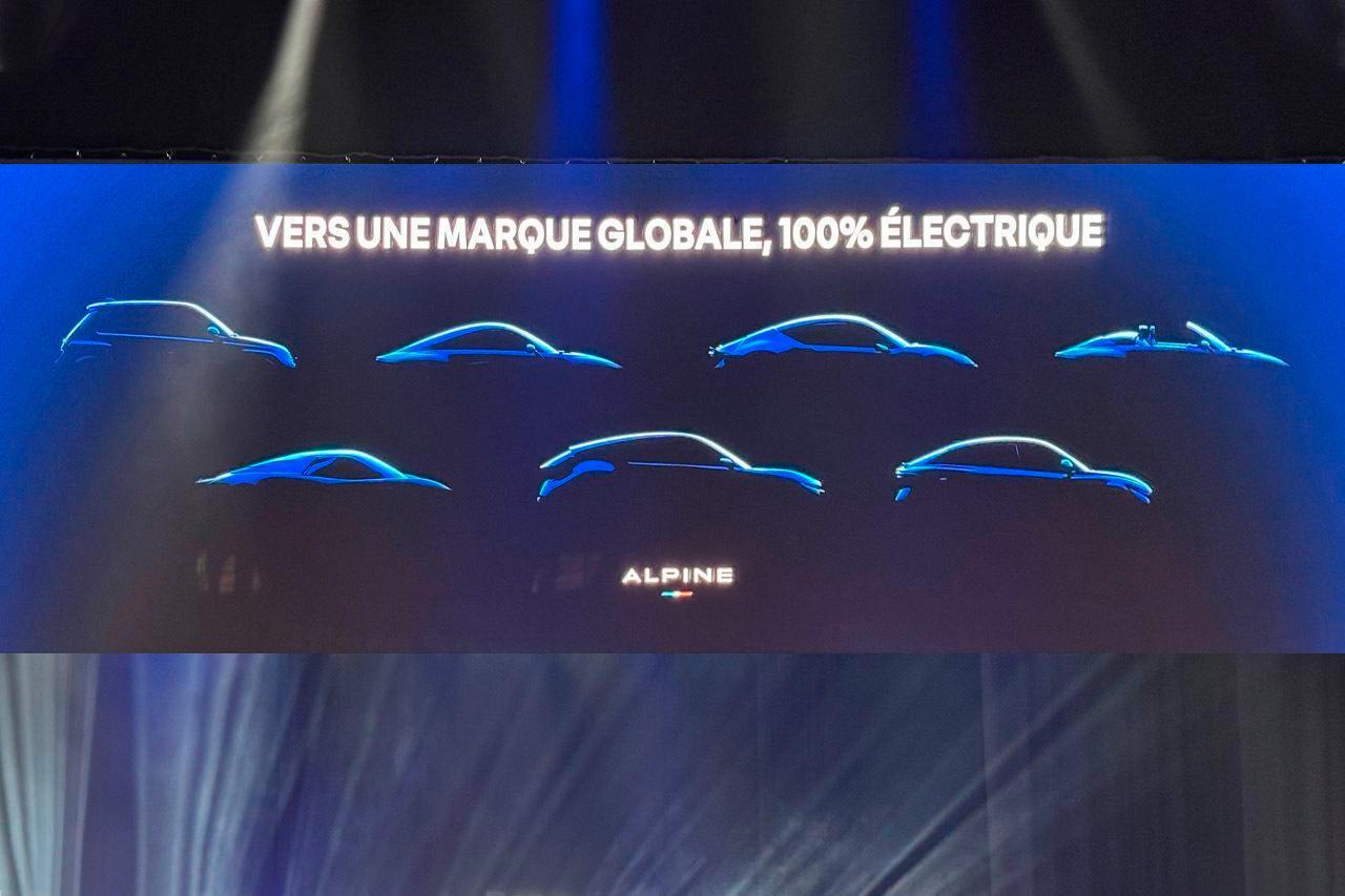 Photo 3 - plan produit alpine 2024 - Alpine prépare une berline ...