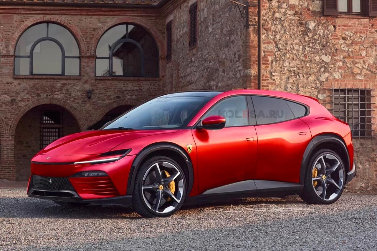 Photo 1 - D'après le prototype aperçu, la première Ferrari électrique ...