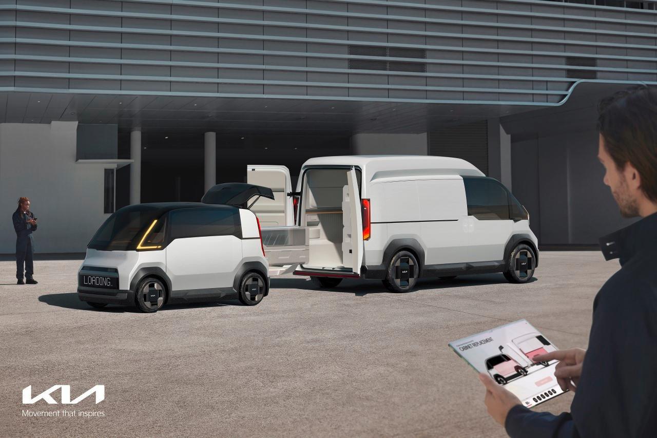 Kia PV5 et PV7. Découverte des utilitaires électriques ultra-modulables de la gamme PBV