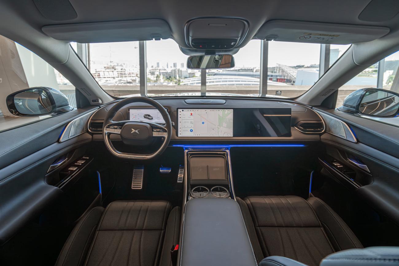 Photo 8 - Xpeng G9 planche de bord - Xpeng G9 (2024). Le grand SUV électrique chinois arrive en ...